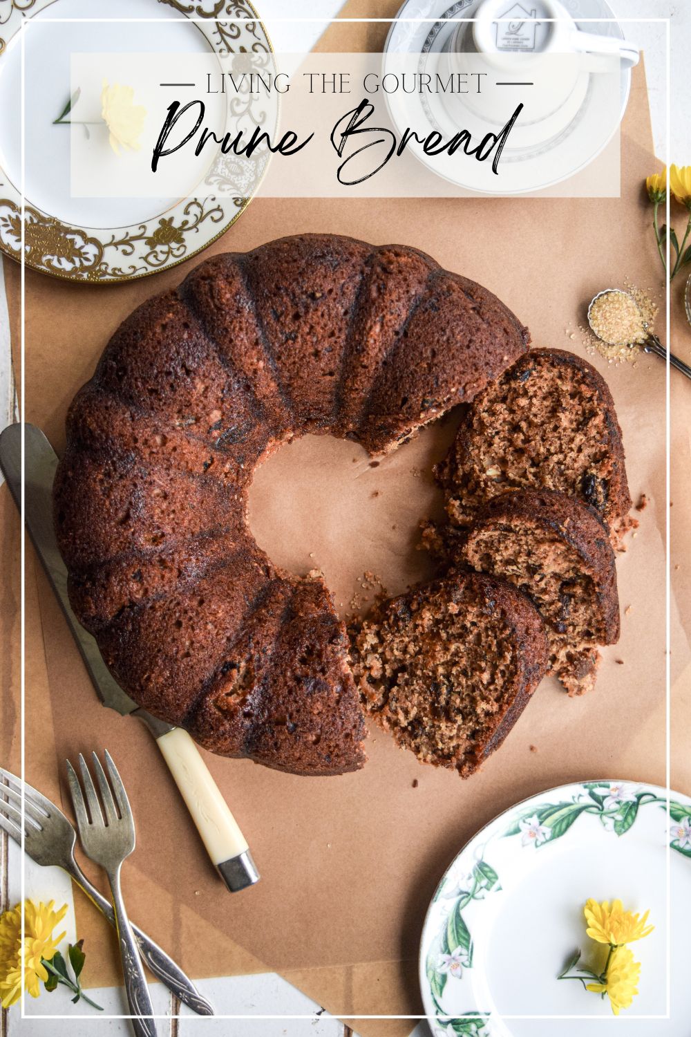 Prune Bread - Living The Gourmet