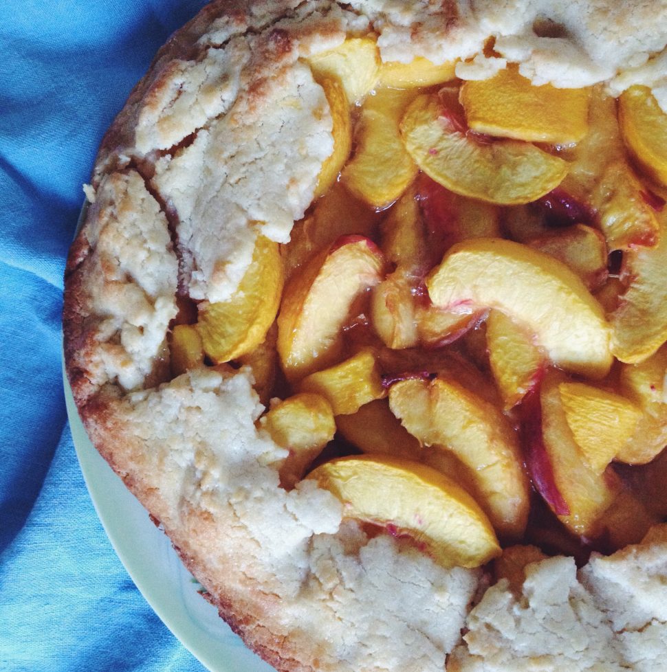 Peach Galette - Living The Gourmet