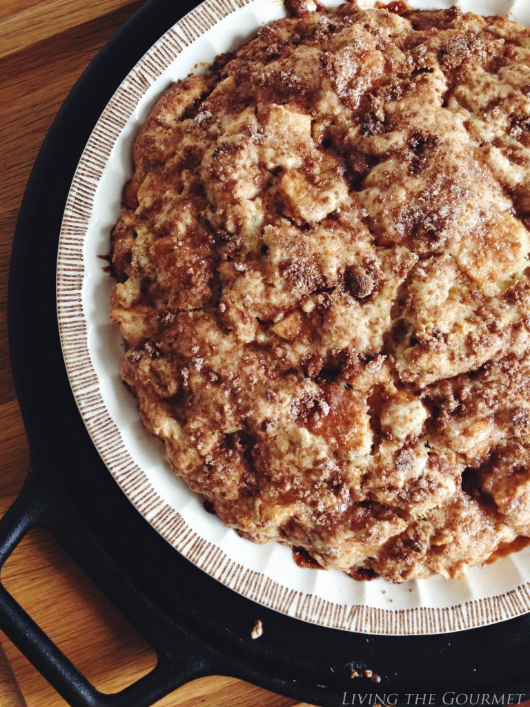 Apple Chunk Breakfast Cake - Living The Gourmet