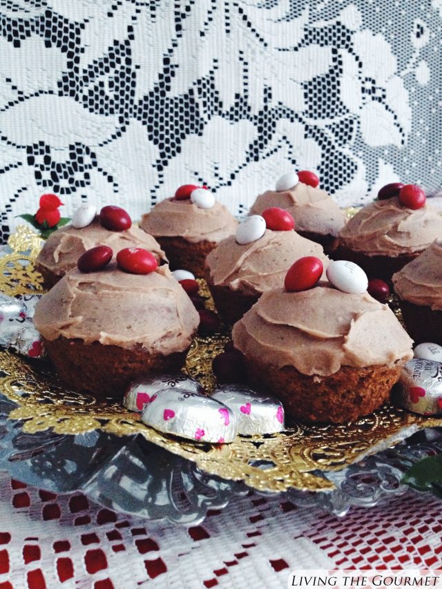 M&M's® Red Velvet Candy Cupcakes - Living The Gourmet