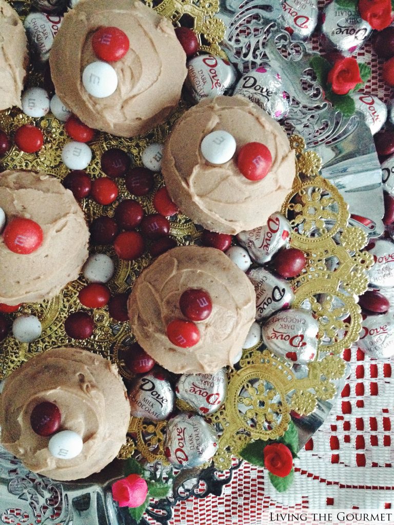M&M's® Red Velvet Candy Cupcakes - Living The Gourmet