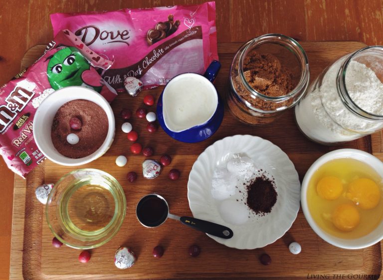 M&M's® Red Velvet Candy Cupcakes - Living The Gourmet