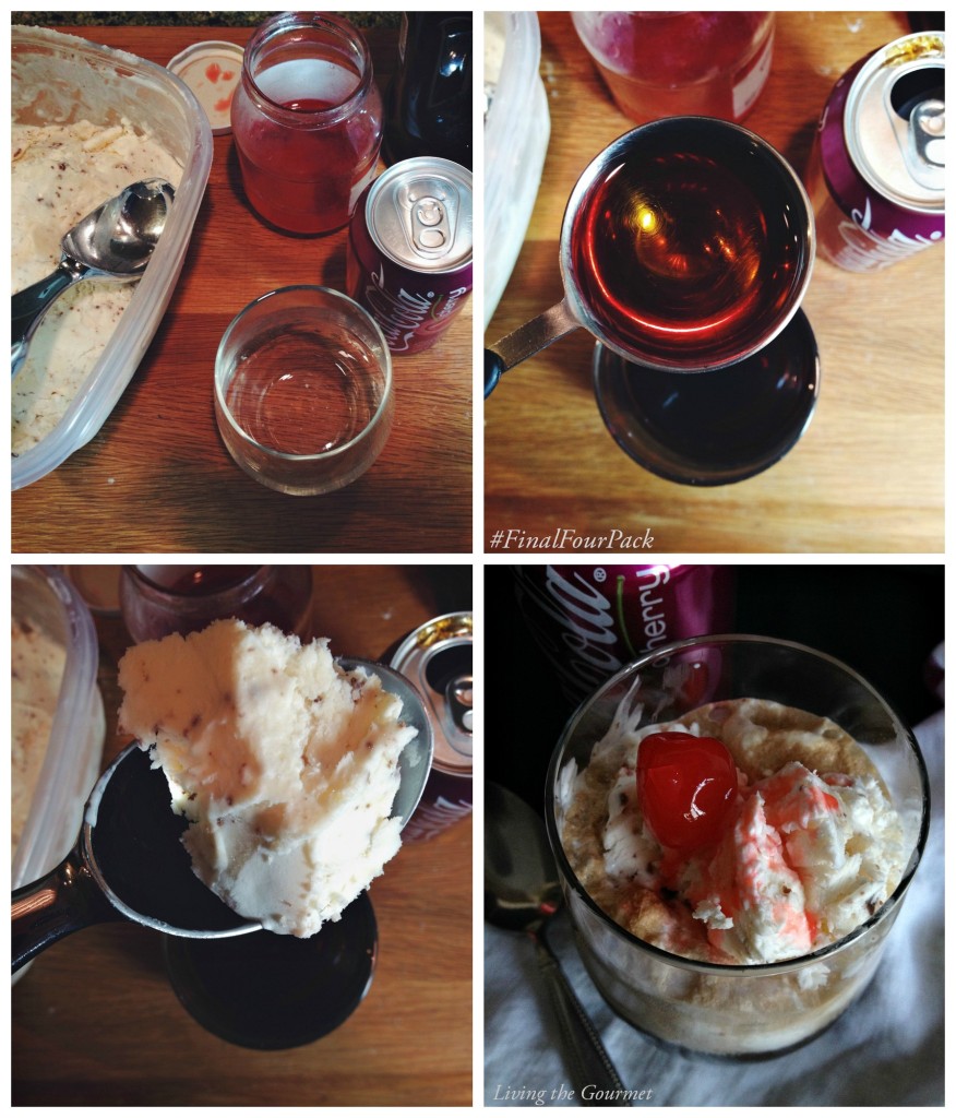 Living the Gourmet: Coca Cola Drumsticks & Cherry & Rum Cream Float ...