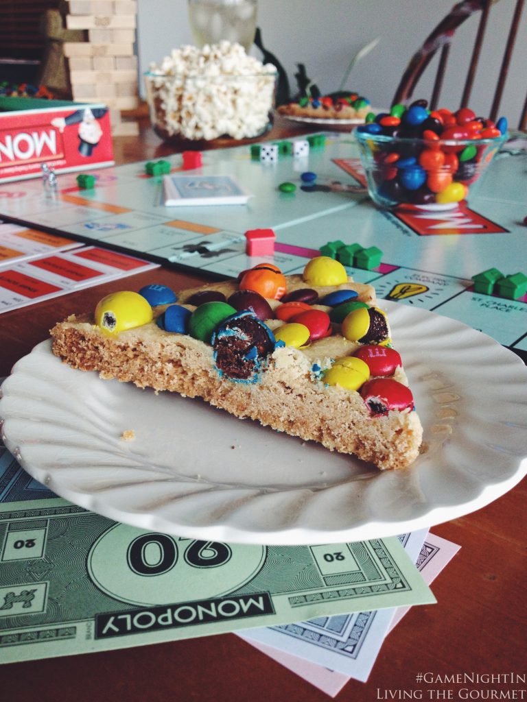 M&M's Cookie Pizza - Living The Gourmet