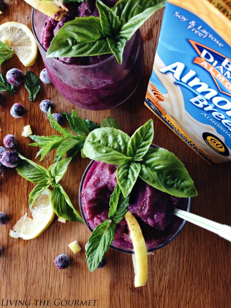 Fresh Blueberry Slushy - Living The Gourmet