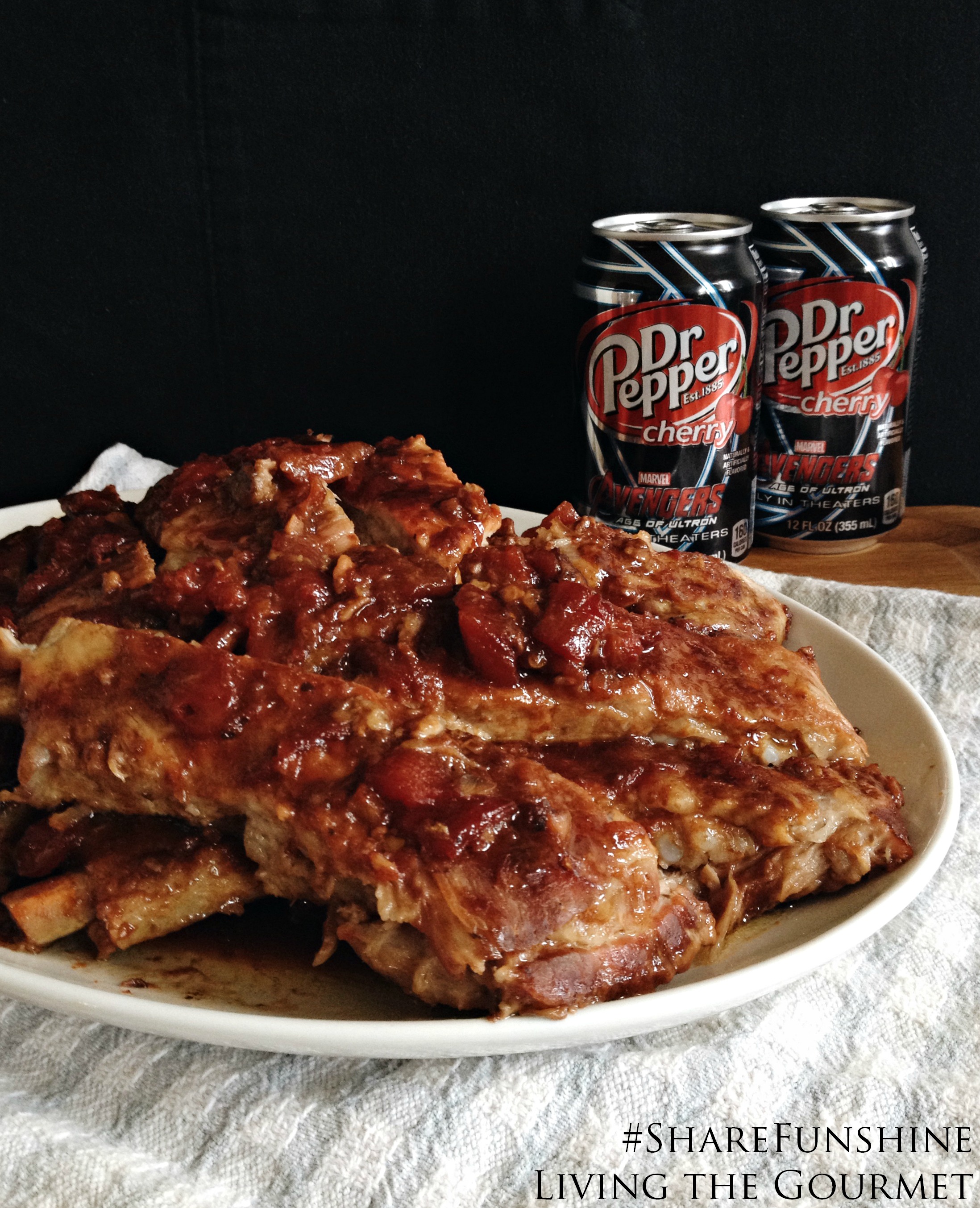 Living the Gourmet: Dr. Pepper Cherry Soda Ribs #ShareFunshine - Living ...