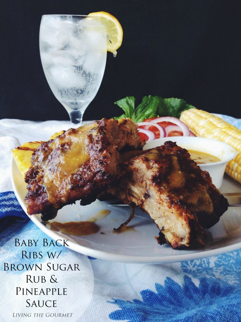 Smithfield Baby Back Ribs with Brown Sugar Rub and Pineapple Sauce ...
