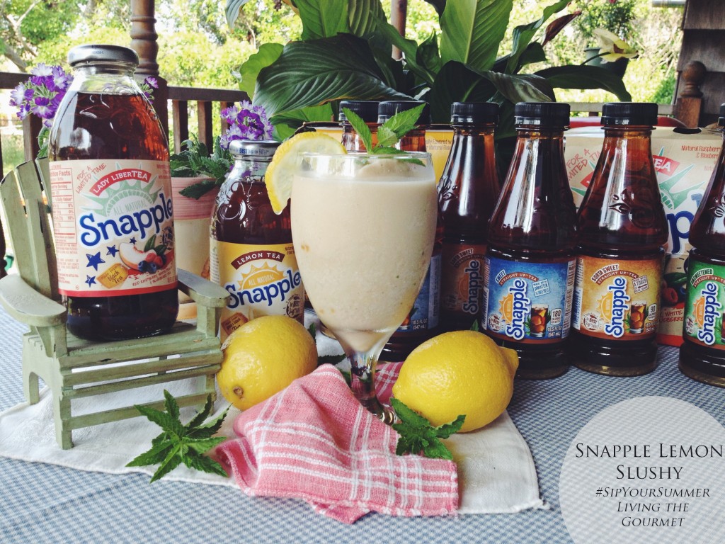 Snapple Lemon Slushy - Living The Gourmet