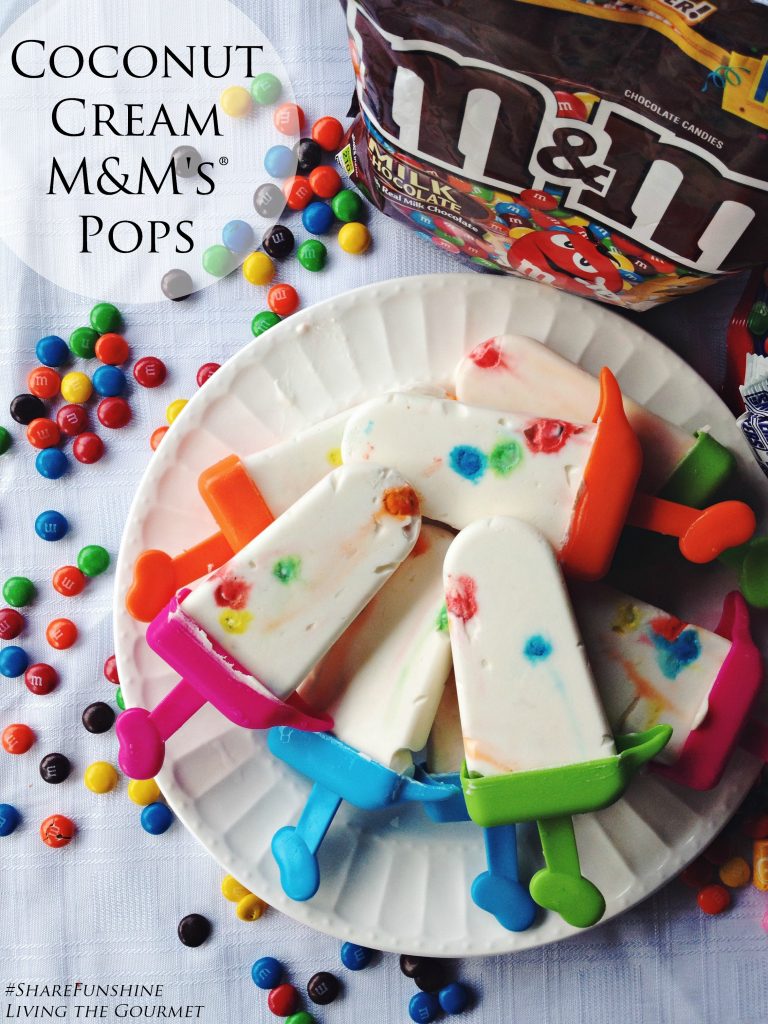 Coconut Cream M&M's® Pops - Living The Gourmet