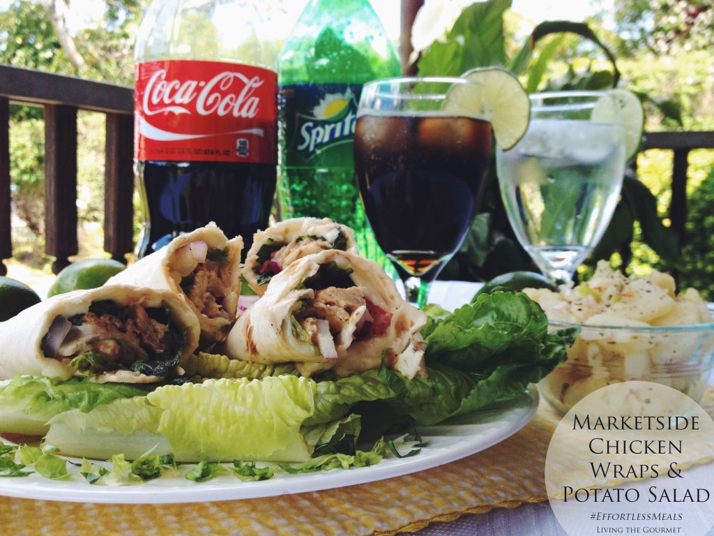 Marketside Chicken Wraps & Potato Salad - Living The Gourmet