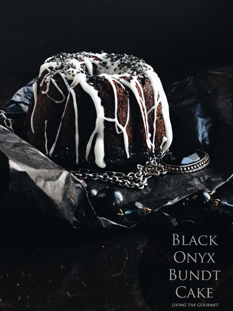 Black Onyx Bundt Cake - #BundtBakers - Living The Gourmet