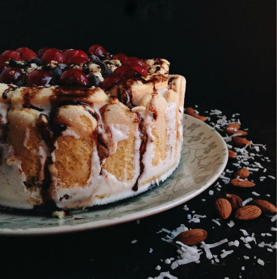 Dairy Free Frozen Lady Finger Cake - Living The Gourmet