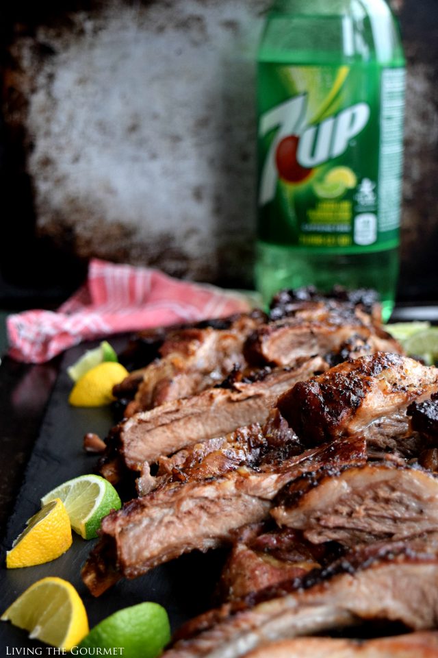 7UP Citrus Ribs (Party Ribs) - Living The Gourmet