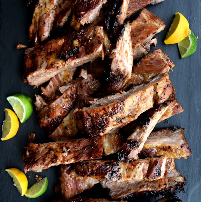7UP Citrus Ribs (Party Ribs) - Living The Gourmet