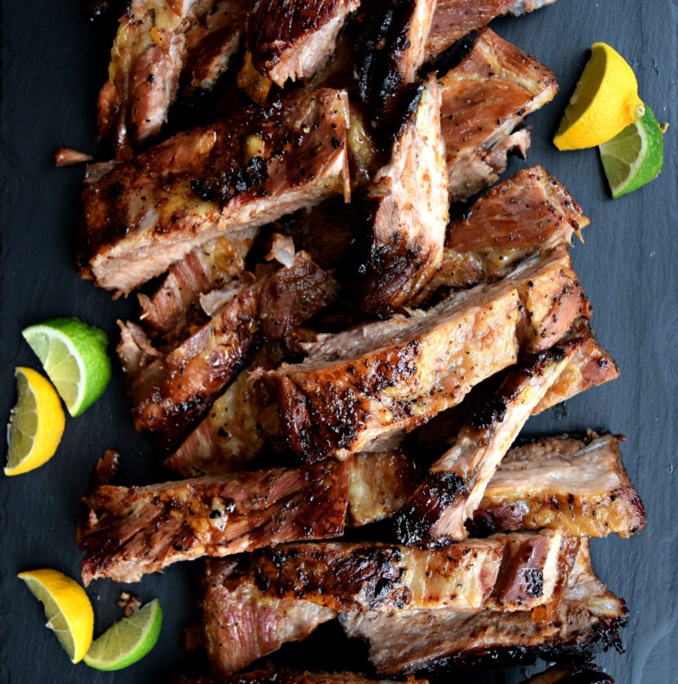 7UP Citrus Ribs (Party Ribs) - Living The Gourmet