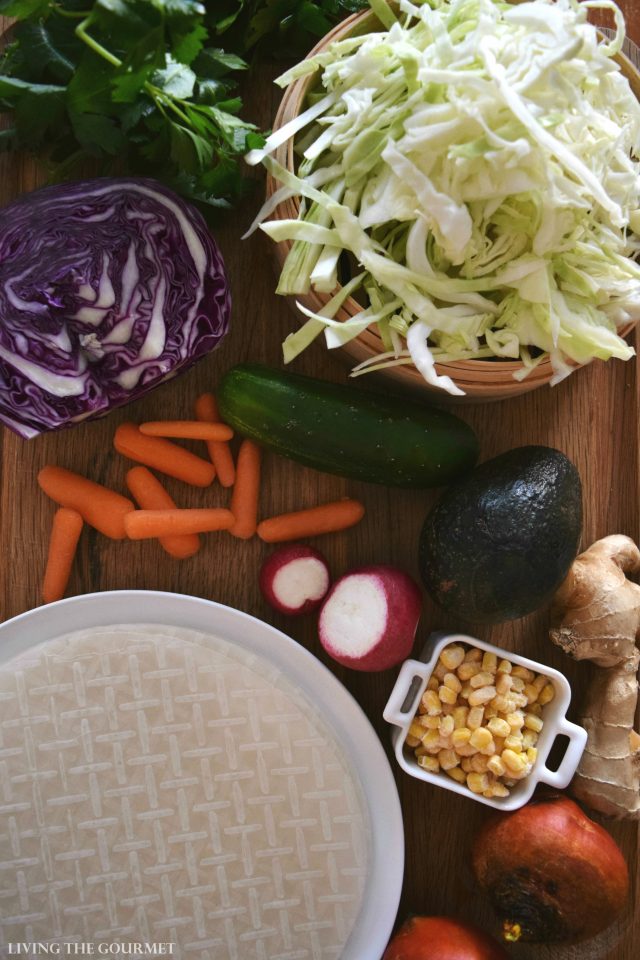 Vegetable Spring Rolls - Living The Gourmet