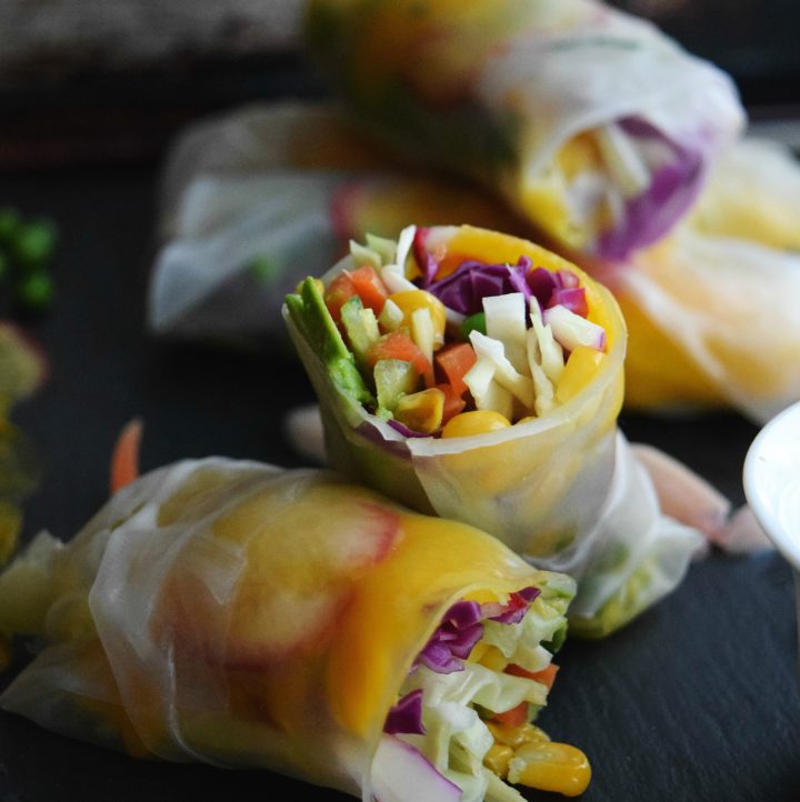 Vegetable Spring Rolls - Living The Gourmet