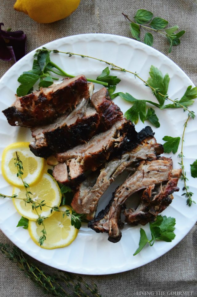 Mediterranean Style Back Ribs - Living The Gourmet