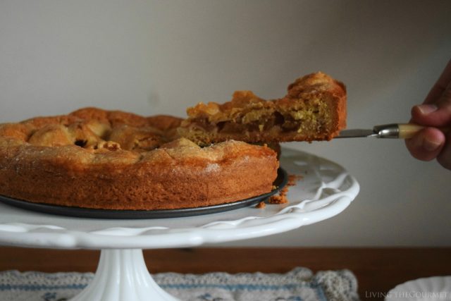 Basque Apple Tart - Living The Gourmet