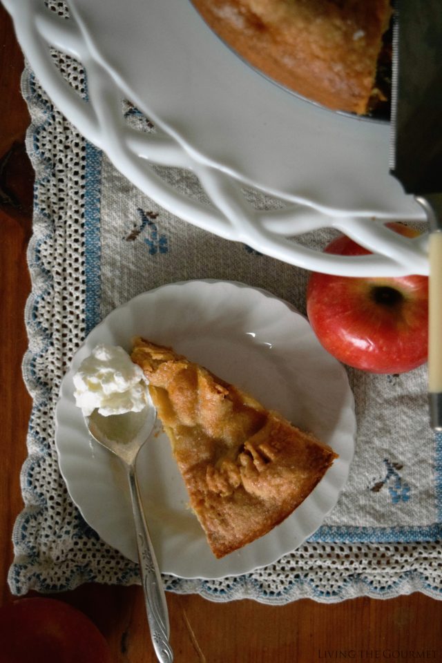 Basque Apple Tart - Living The Gourmet