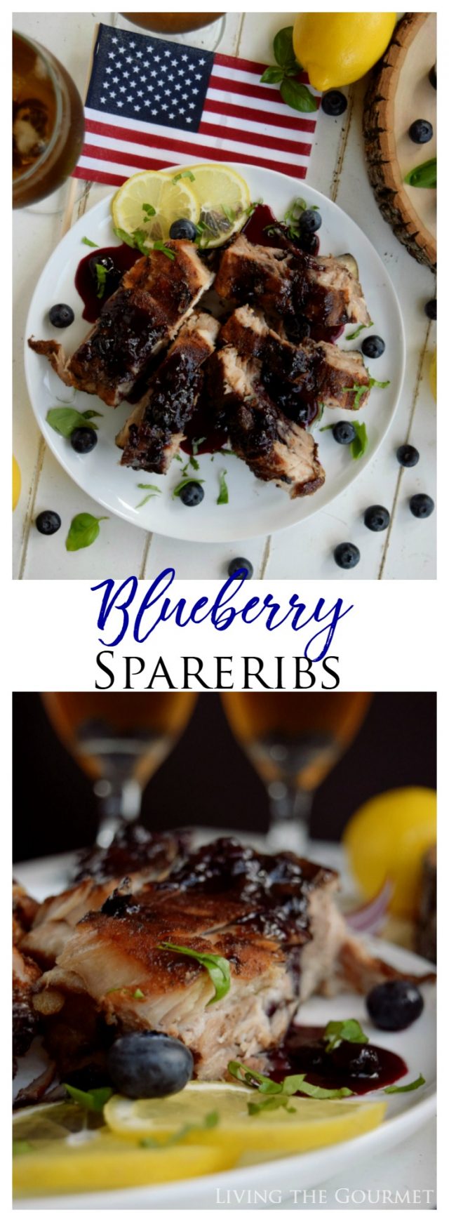 Blueberry Spare Ribs - Living The Gourmet