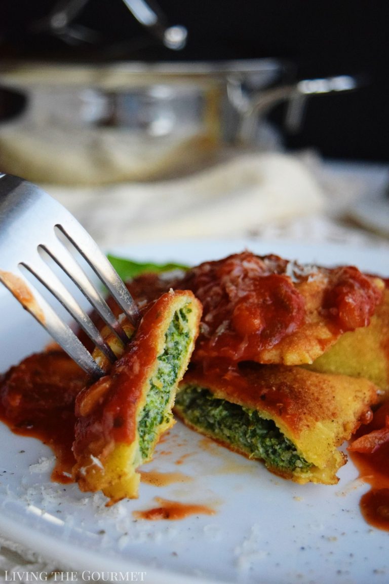Four Cheese Spinach Ravioli - Living The Gourmet