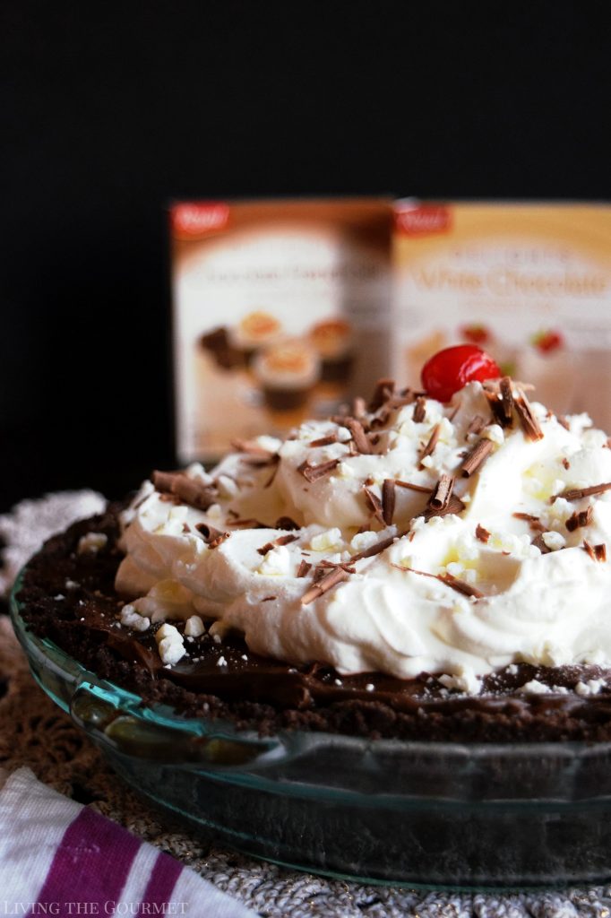 French Silk Pudding Pie - Living The Gourmet