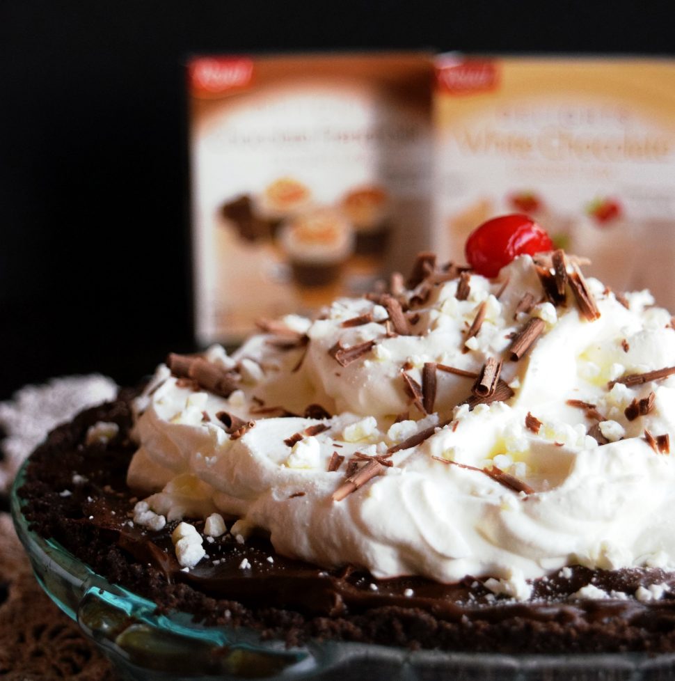French Silk Pudding Pie - Living The Gourmet