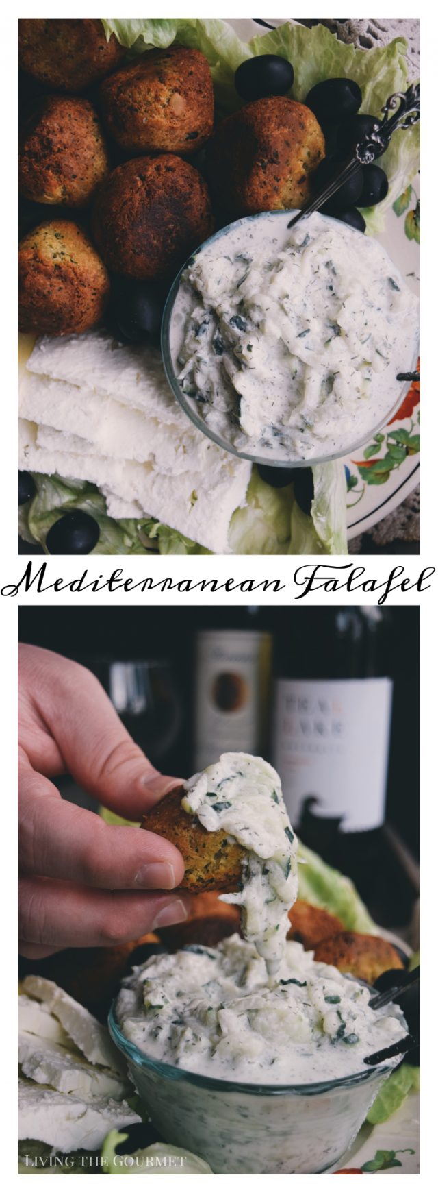 Mediterranean Falafel & Summer Wine Selections - Living The Gourmet