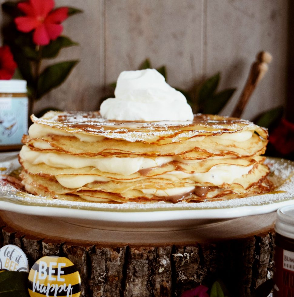 Honey Crepe Cake - Living The Gourmet