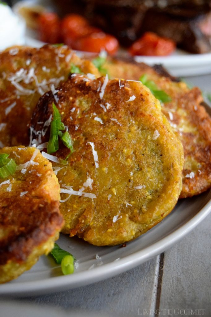 Savory Plantain Cakes - Living The Gourmet