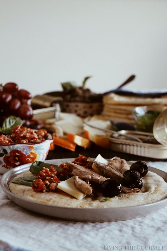 Two Mediterranean Spreads featuring Kontos Foods - Living The Gourmet