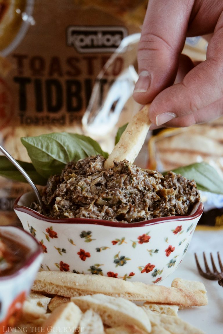 Two Mediterranean Spreads featuring Kontos Foods - Living The Gourmet