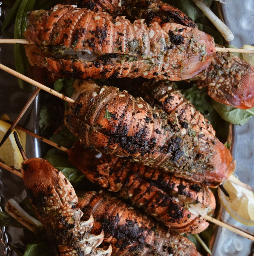 Grilled Lobster Tails and Sweet Tea - Living The Gourmet