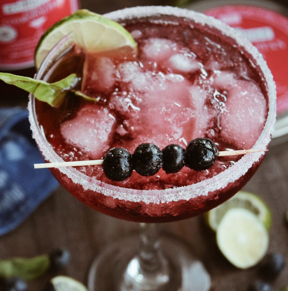 Cosmopolitan Slushies and Blueberry Goat Cheese Crostini - Living The ...