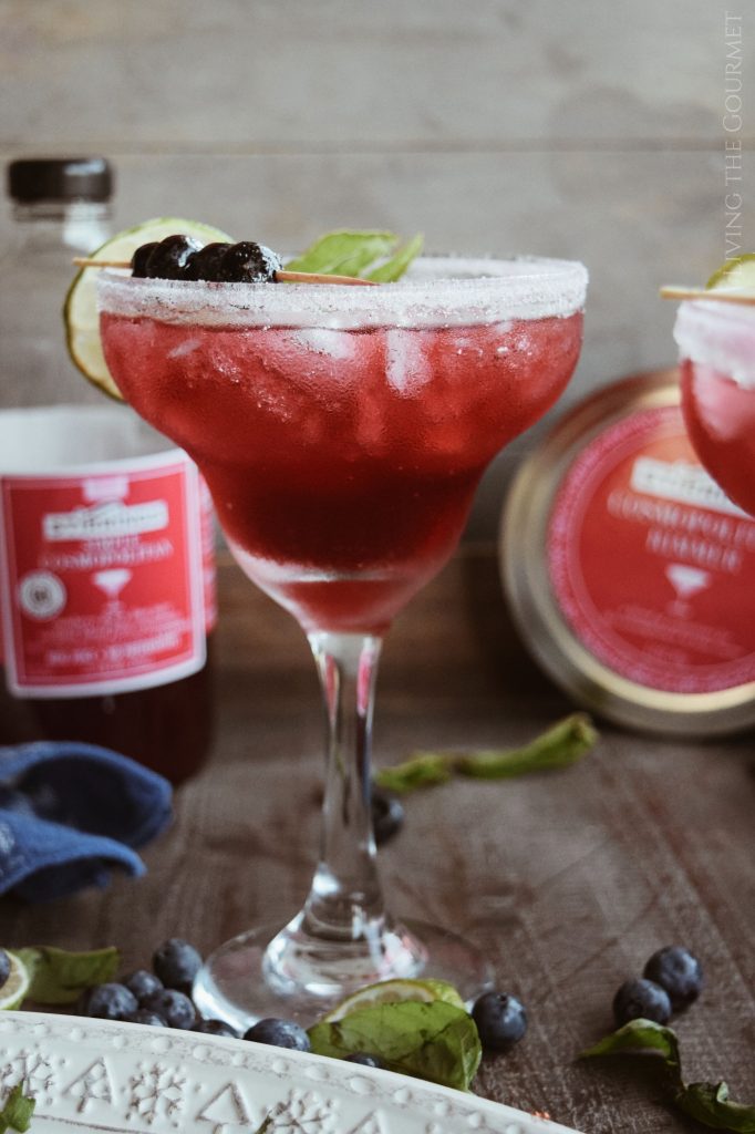 Cosmopolitan Slushies and Blueberry Goat Cheese Crostini - Living The ...