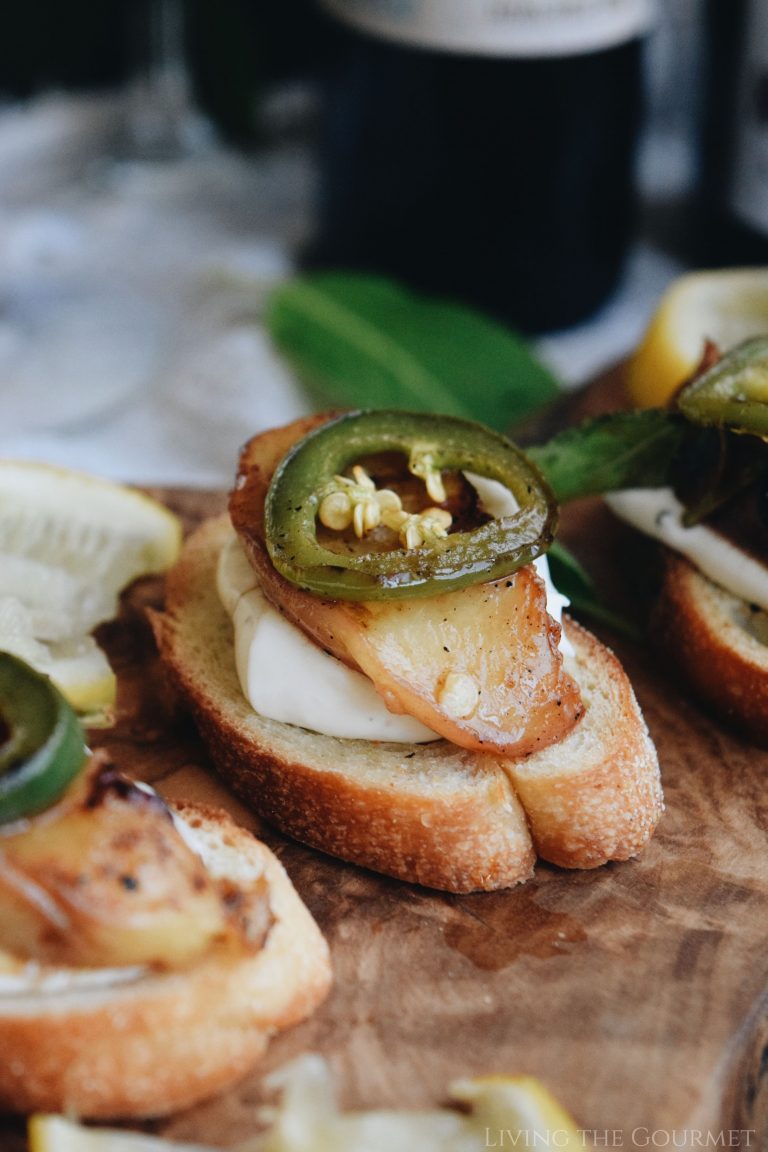 Exploring Texas Wines PRT IV: Grilled Peach & Jalapeno Crostini & 4R ...