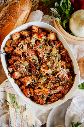 Italian Stuffing - Living The Gourmet