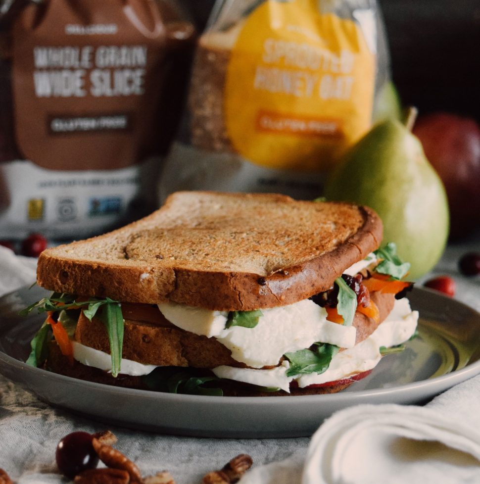 Grilled Pear & Pepper Sandwich - Living The Gourmet