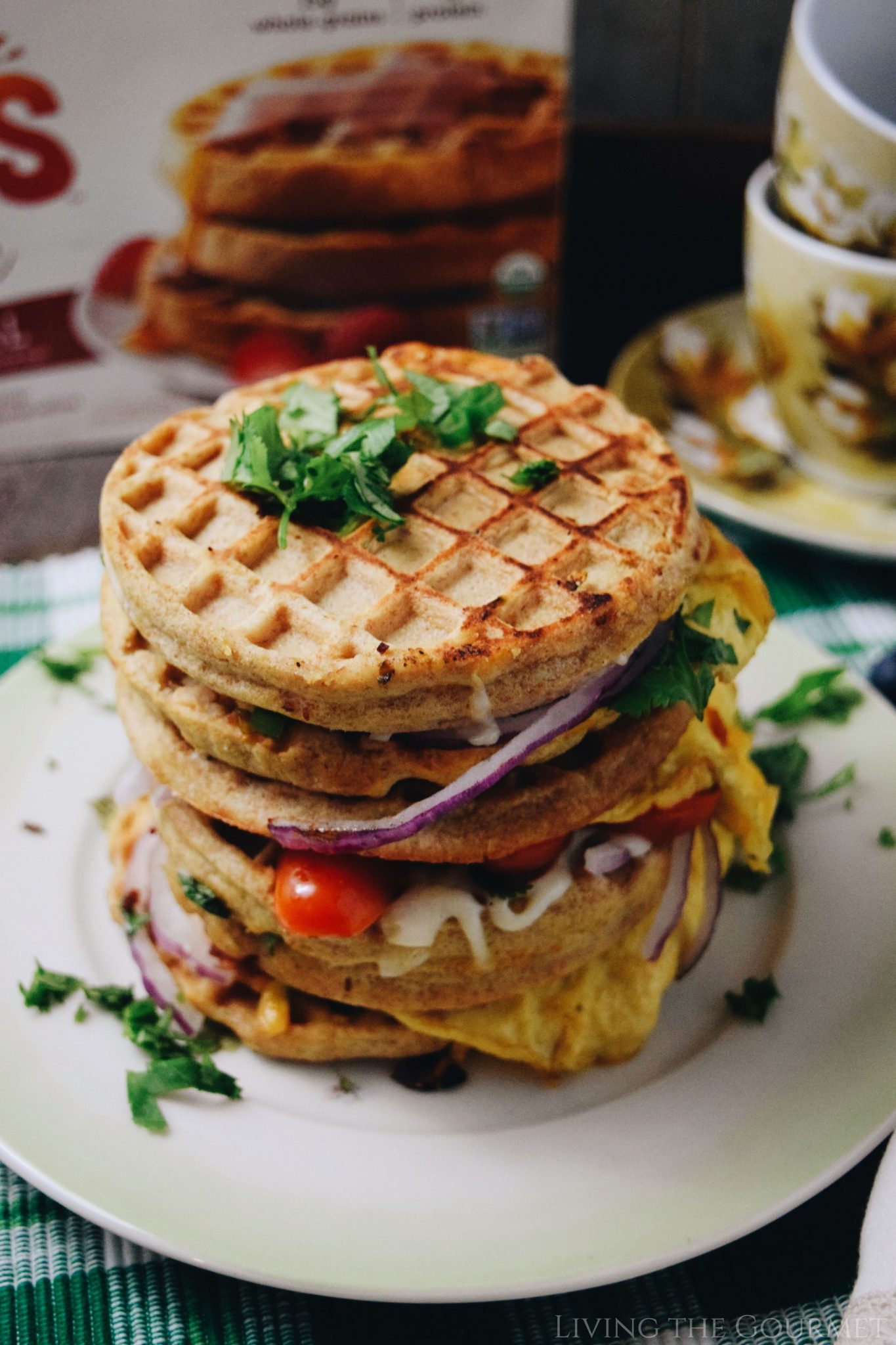 Waffle Quesadillas - Living The Gourmet