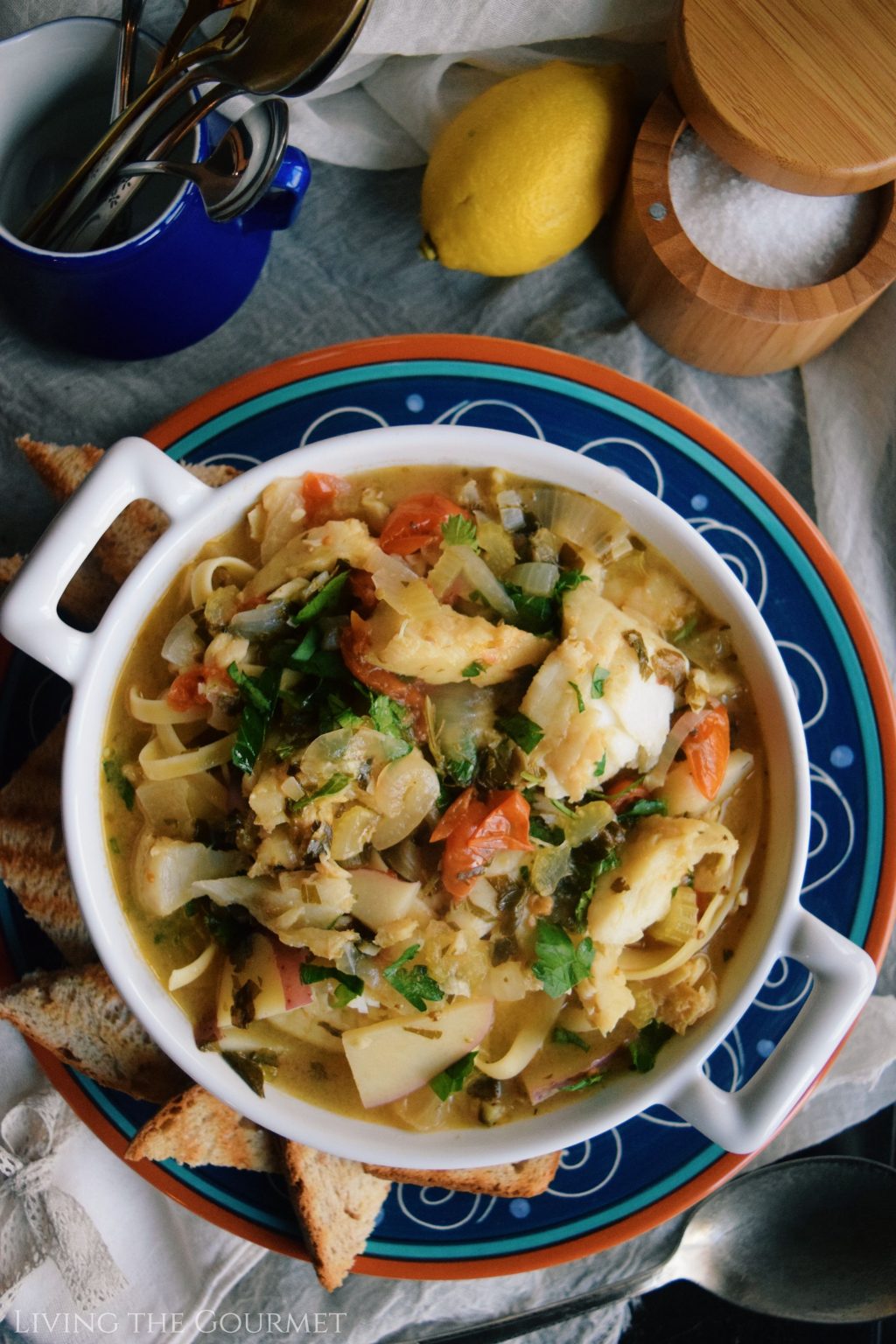 Cod Fish Stew - Living The Gourmet