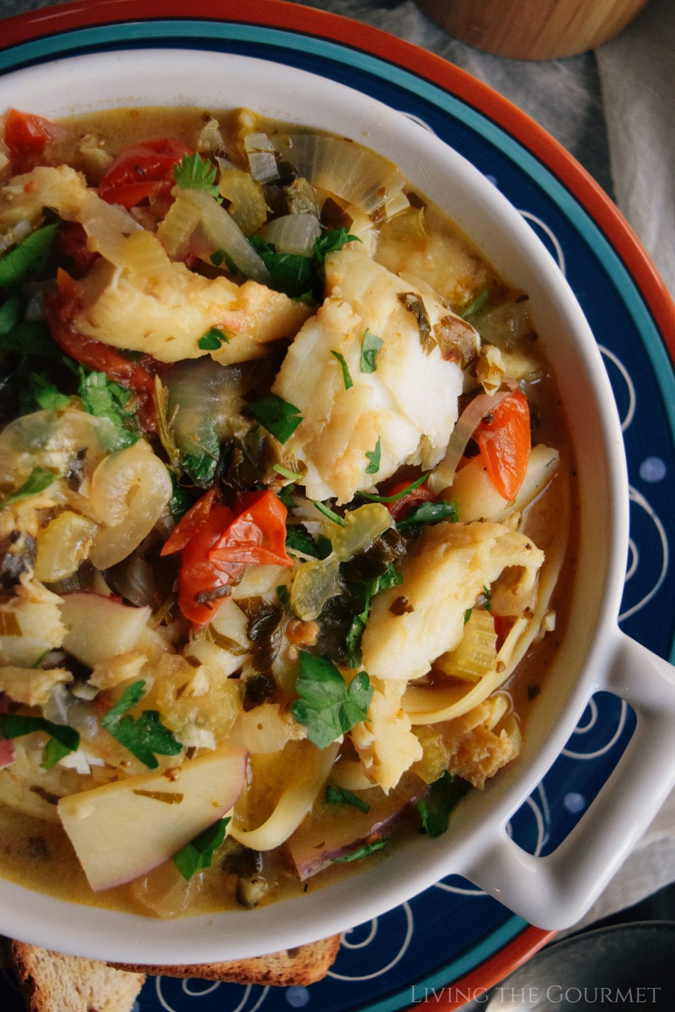 Cod Fish Stew - Living The Gourmet