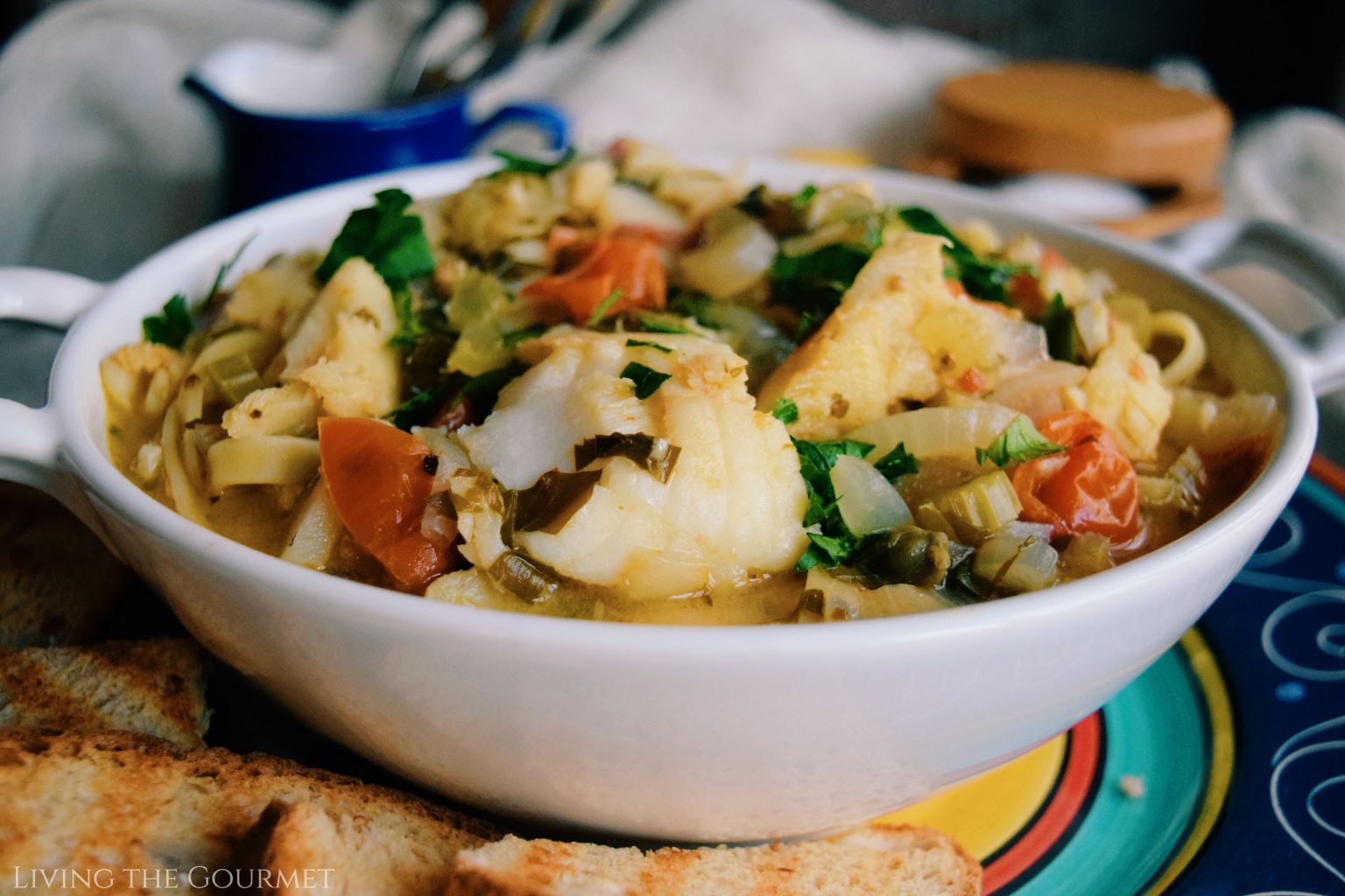 Cod Fish Stew - Living The Gourmet