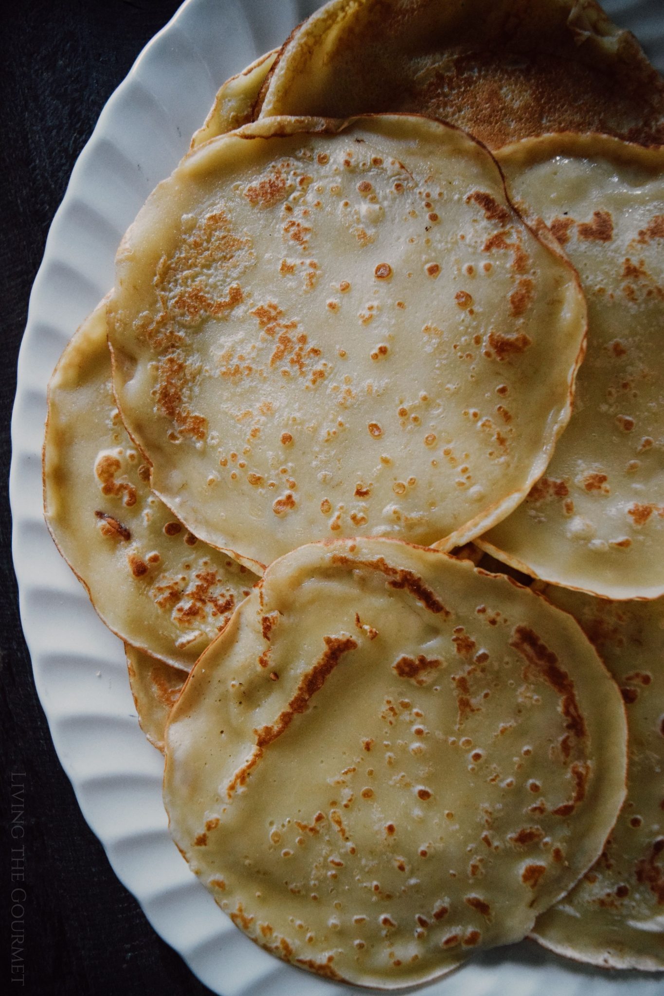 Caramelized Apple Crepes - Living The Gourmet