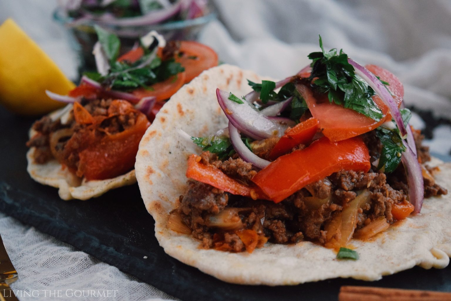 Greek Tacos - Living The Gourmet