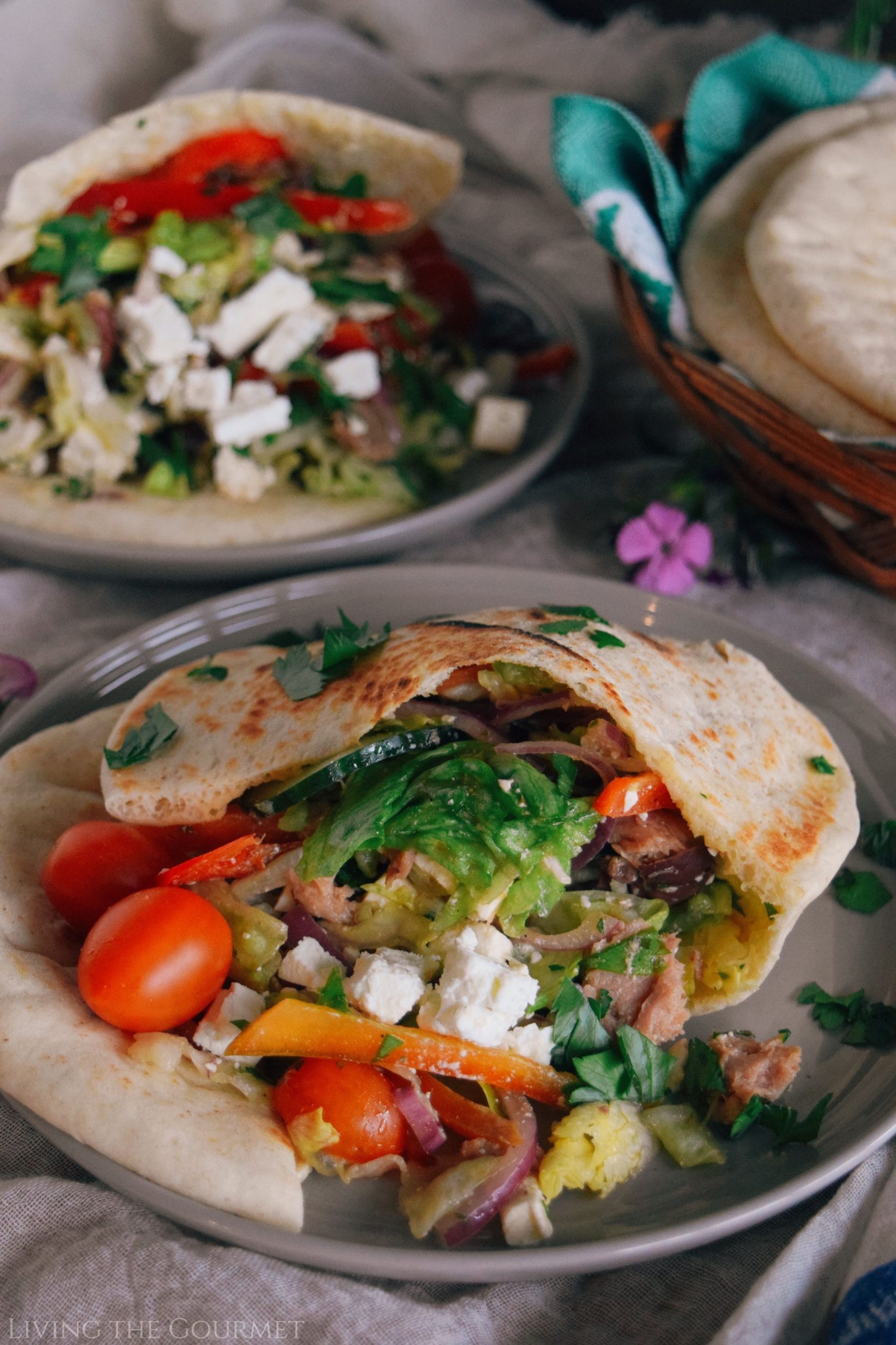 Mediterranean Tuna Pockets - Living The Gourmet