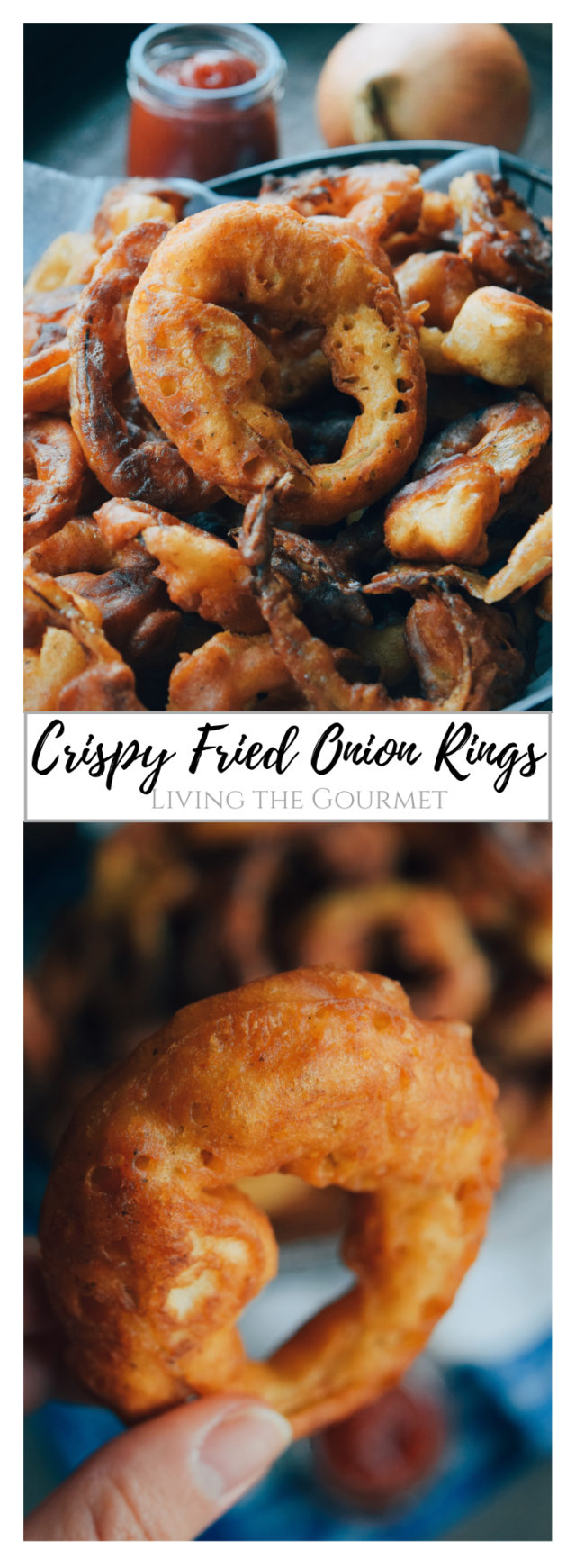 Crispy Fried Onion Rings - Living The Gourmet