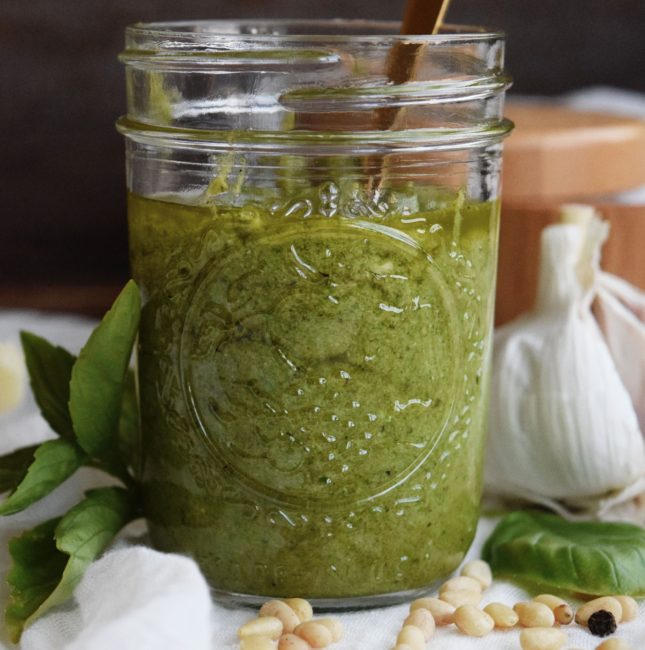 Basic Pesto - Living The Gourmet