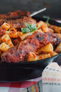 Italian Braised Pork Ribs and Pasta - Living The Gourmet