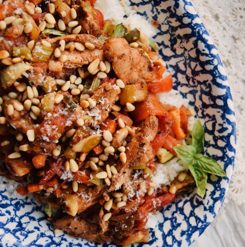 Grilled Chicken and Arborio Rice - Living The Gourmet